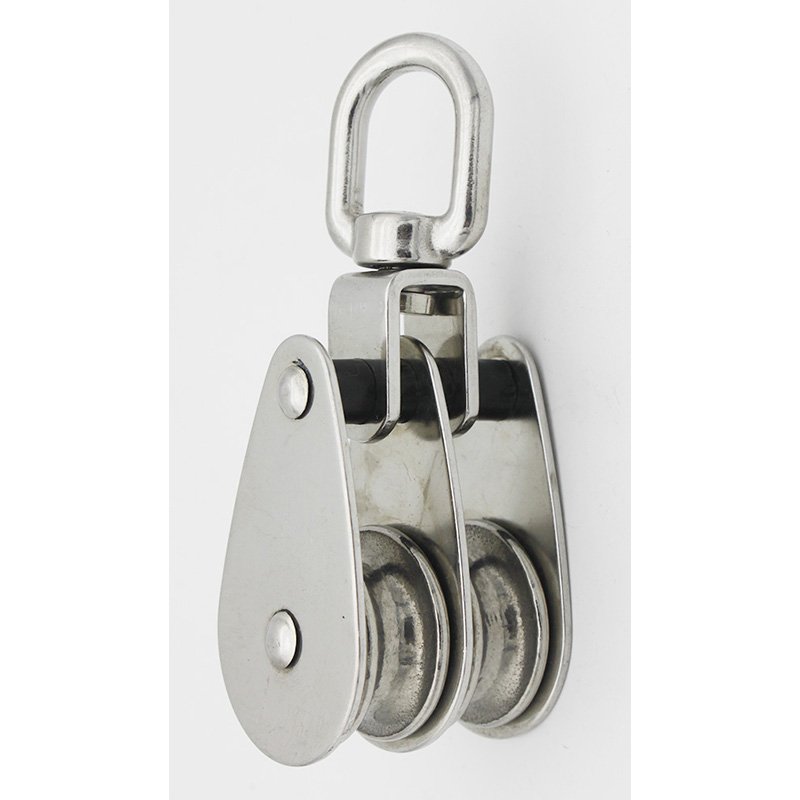 DOUBLE SHEAVE SWIVEL PULLEY BLOCK - HITONG Rigging hardware
